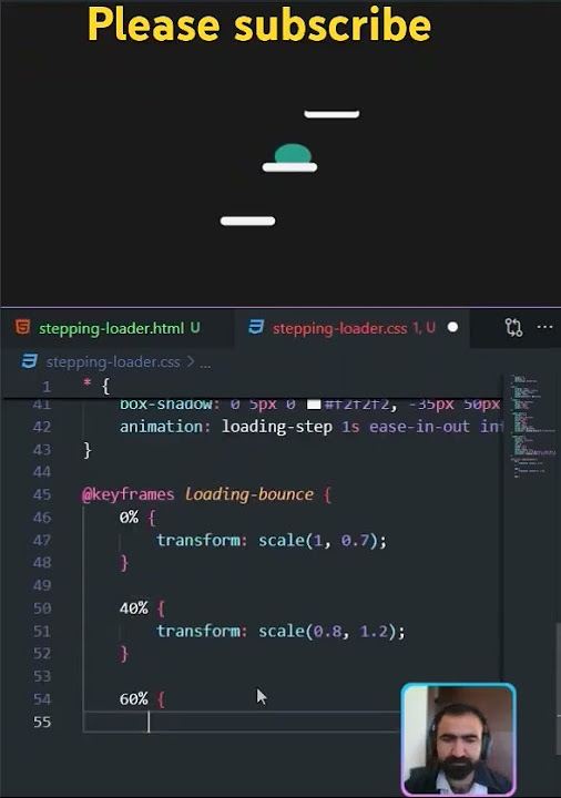 Day 33 Loading effect in html css #coding #webdevelopement - YouTube