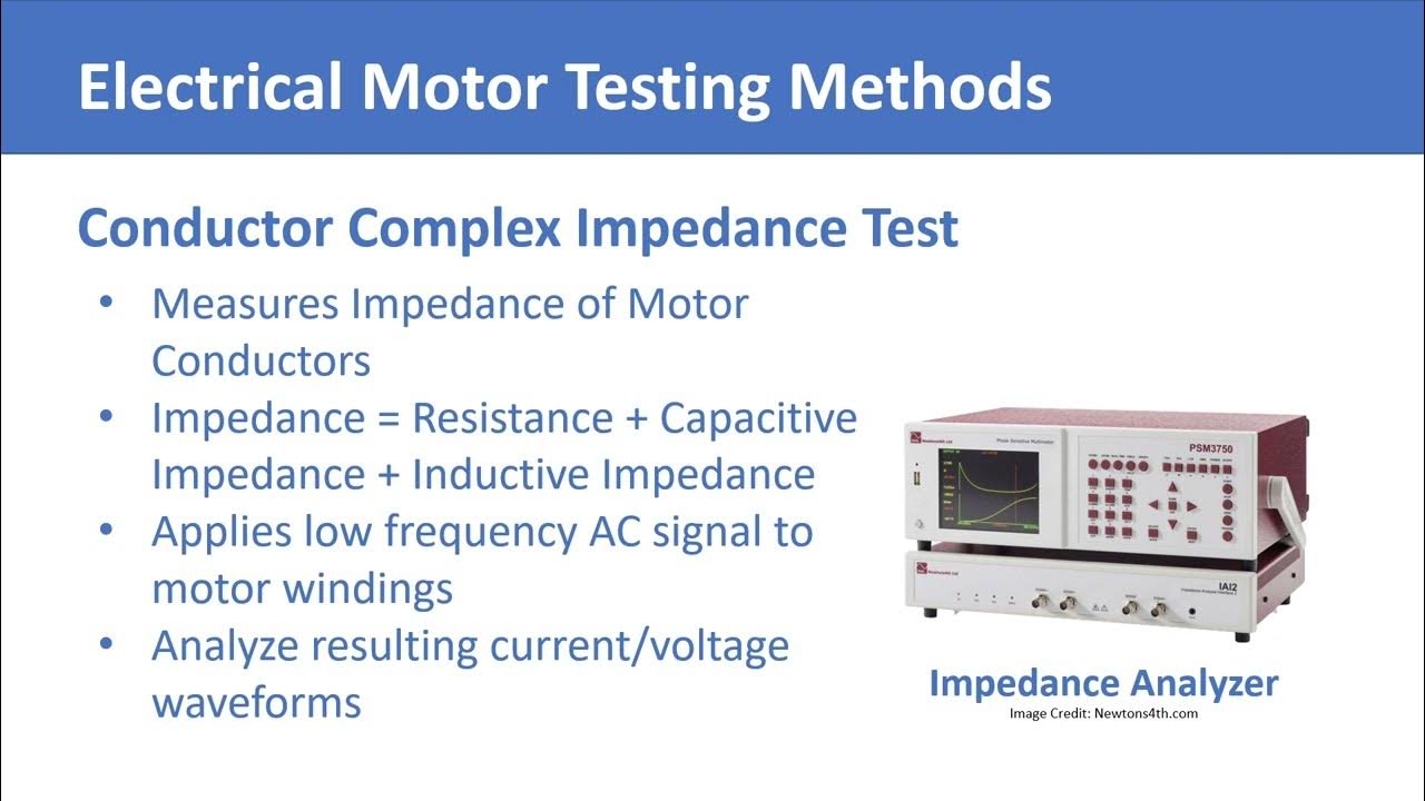 Methods for Testing Electrical Motor Failure in Maintenance ...