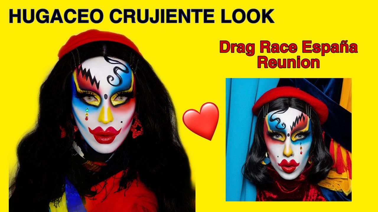 HUGACEO CRUJIENTE MAKEUP TUTORIAL, DRAG RACE ESPANA - YouTube