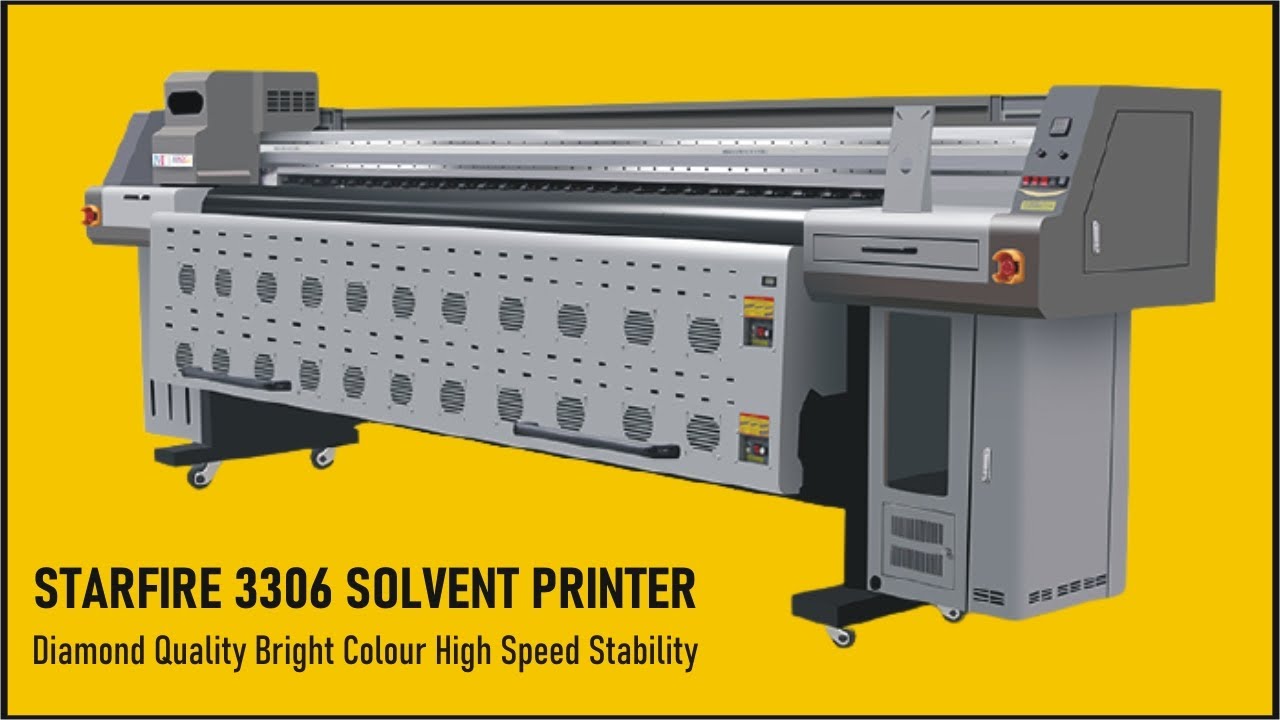 SMTJET Starfire 3306 Solvent Printer | Diamond Quality Bright Colour ...