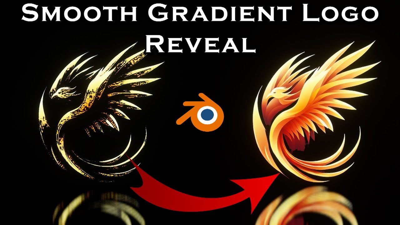 Must Try Gradient Logo Reveal Animation - Blender Tutorial - YouTube