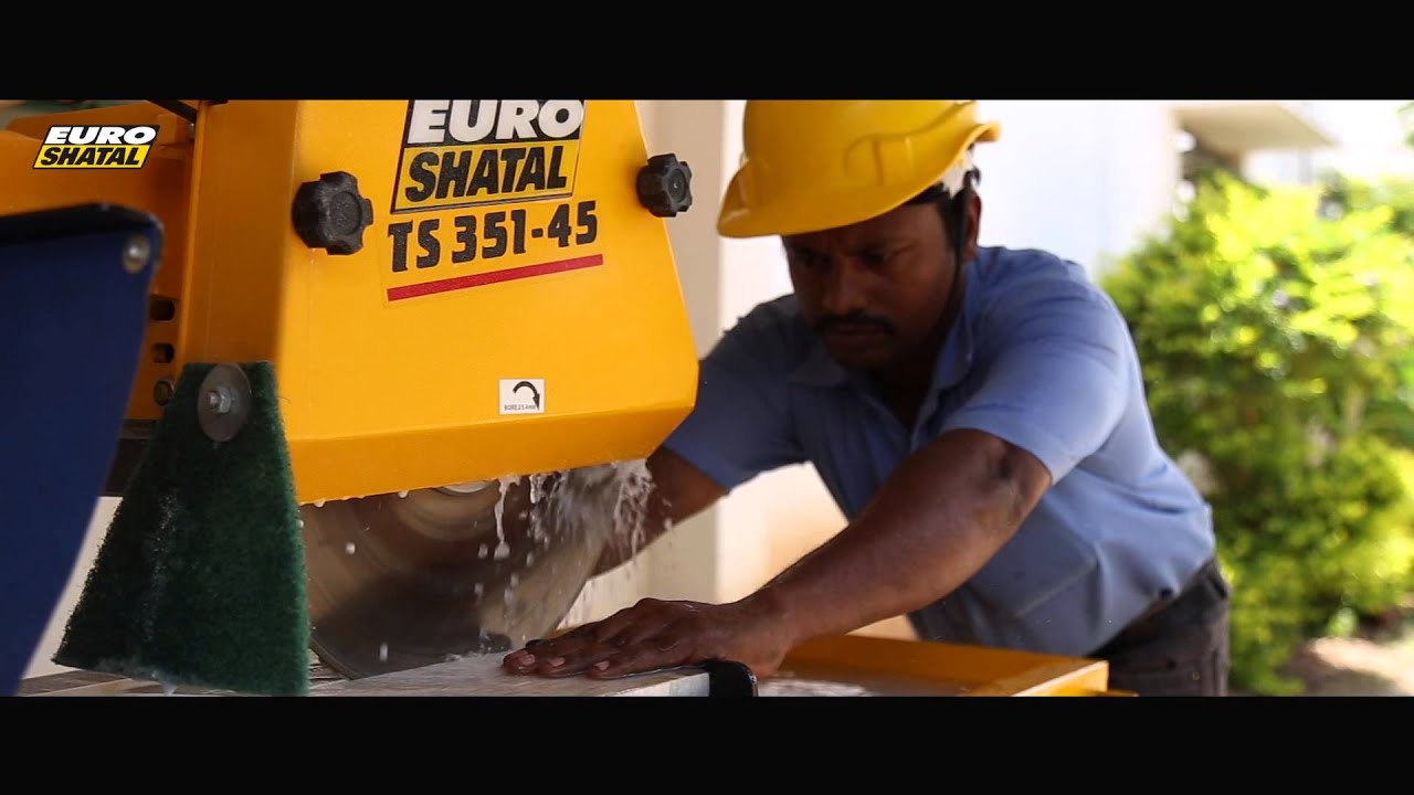 4 Euro Shatal Tile Saw - YouTube