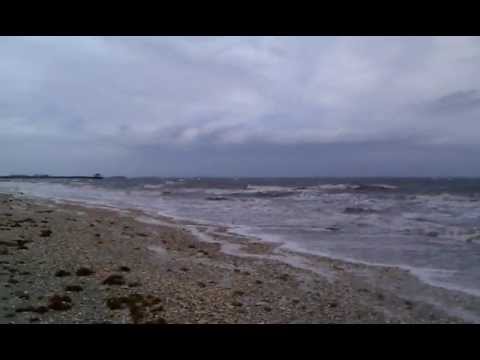 St. Helena Island SC Beach at high tide windy day vrbo 47137 - YouTube