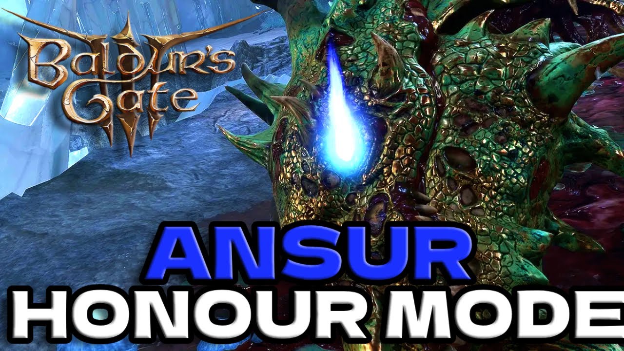 SURPRISING ANSUR | BOSS FIGHT (Honour Mode) | Baldurs Gate 3 - YouTube