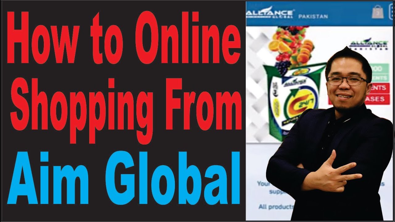 How to Online Shopping From Aim Global | MLM | Network Marketing - YouTube