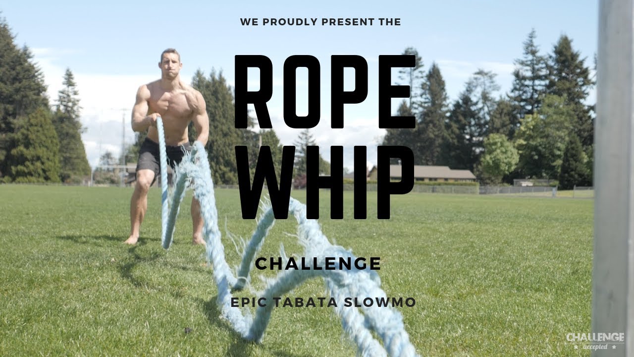ROPE WHIP CHALLENGE (EPIC SLOWMO) - YouTube