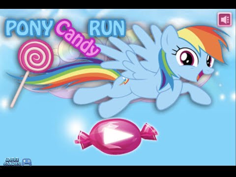 my little pony candy run game - YouTube
