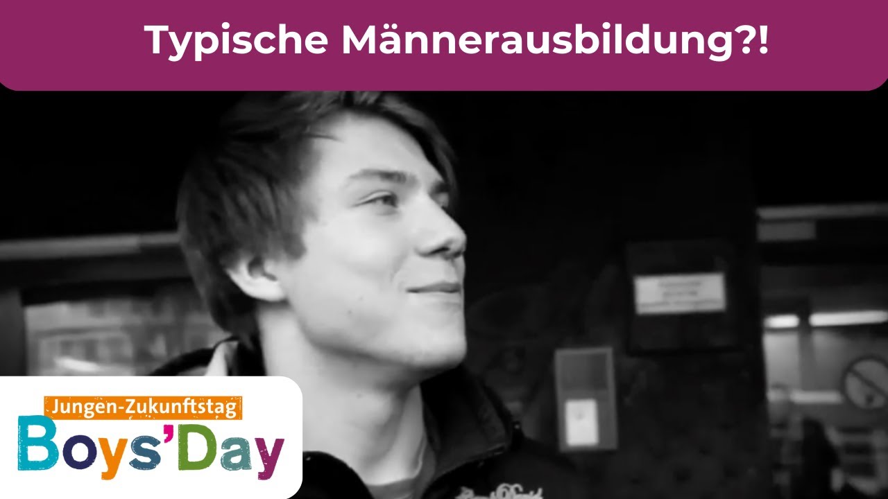 Straßenumfrage: Typische Männerausbildung? - YouTube