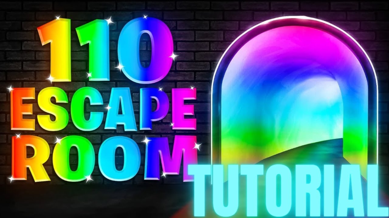 110 Escape Room Challenge Experience Fortnite Tutorial - YouTube