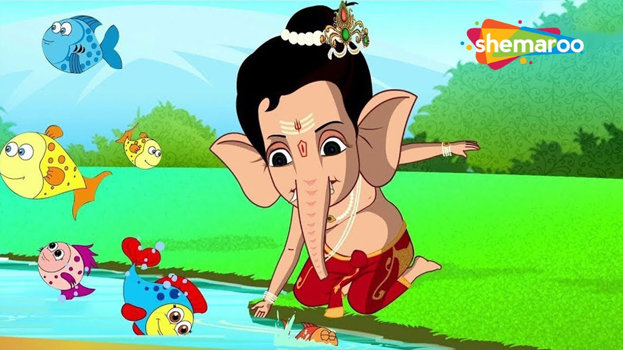 Bal Ganesh with Fish Queen Rhymes & More Rhymes | Baby Rhymes ...
