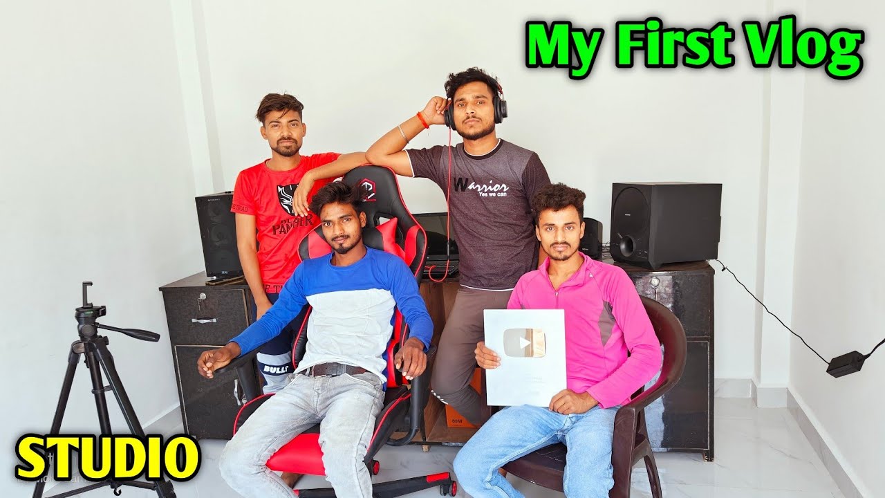 My first vlog | studio setup | gaming studio | how to ready best setup ...