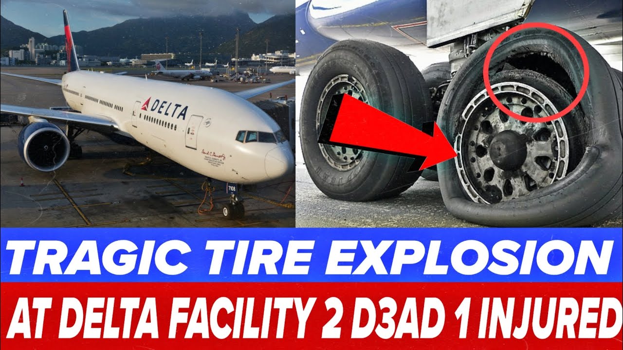 VIDEO OF DELTA AIRLINE D3ADLY TIRE EXPLOSION 😱🤯 - YouTube