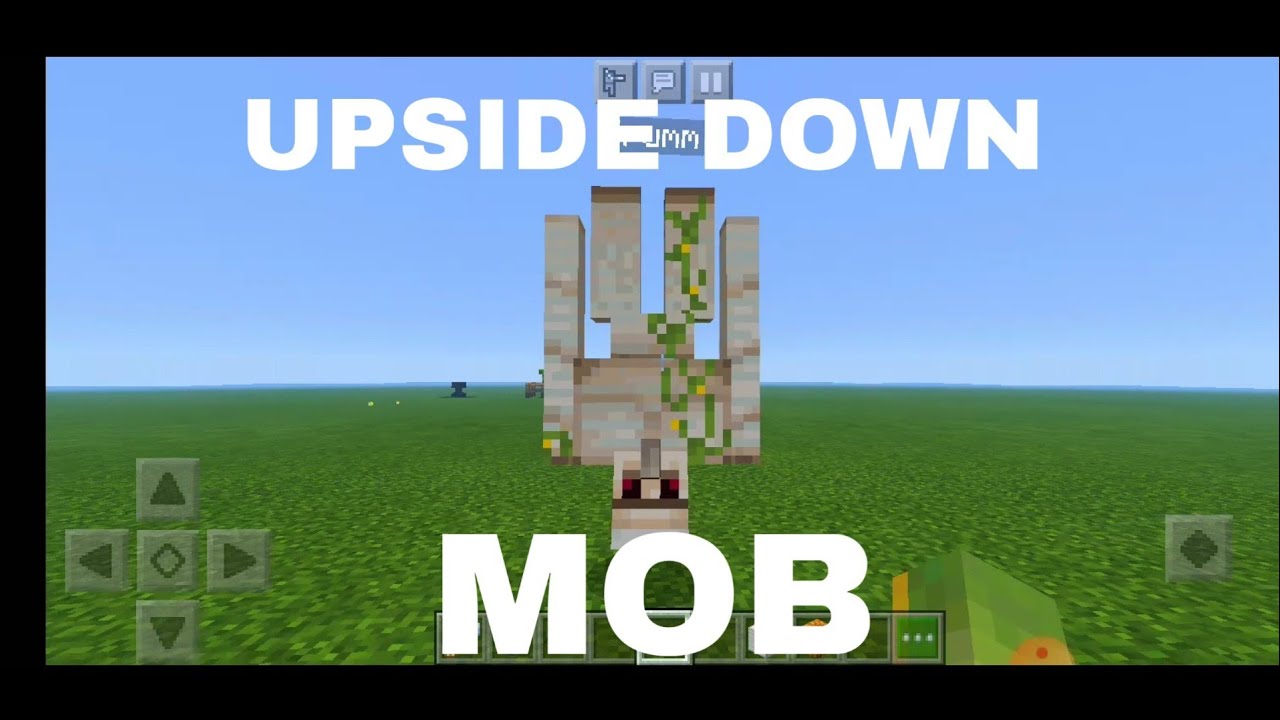 Upside Down Mob In Minecraft - YouTube