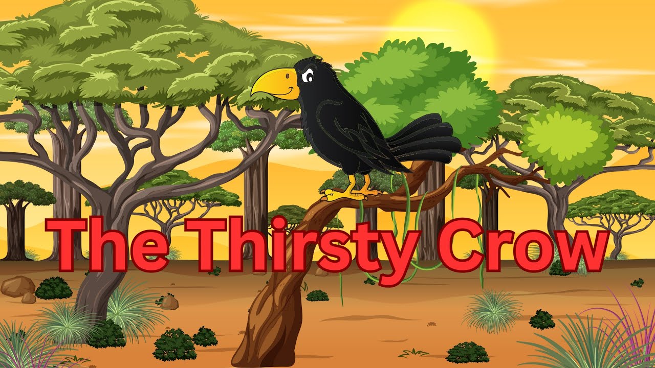 The Thirsty Crow |Story For Kids |English Story |Bedtime Story ...
