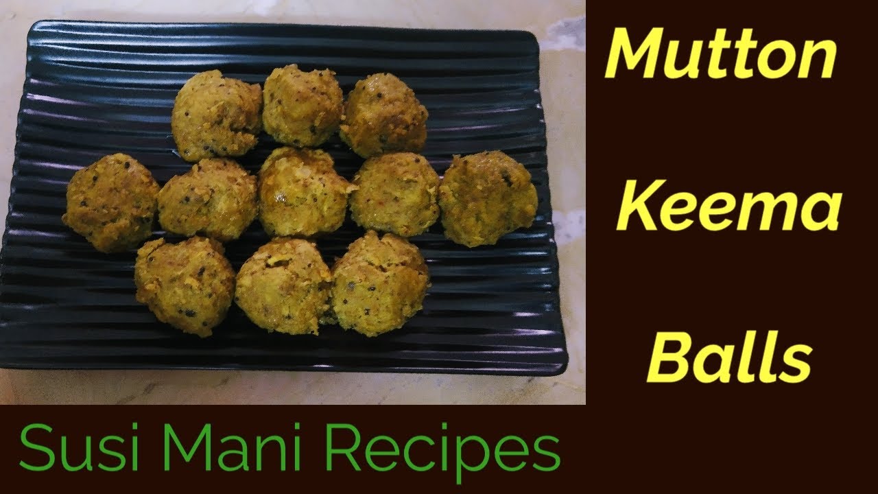 Mutton Keema Balls | My Grandmother's Recipe - YouTube