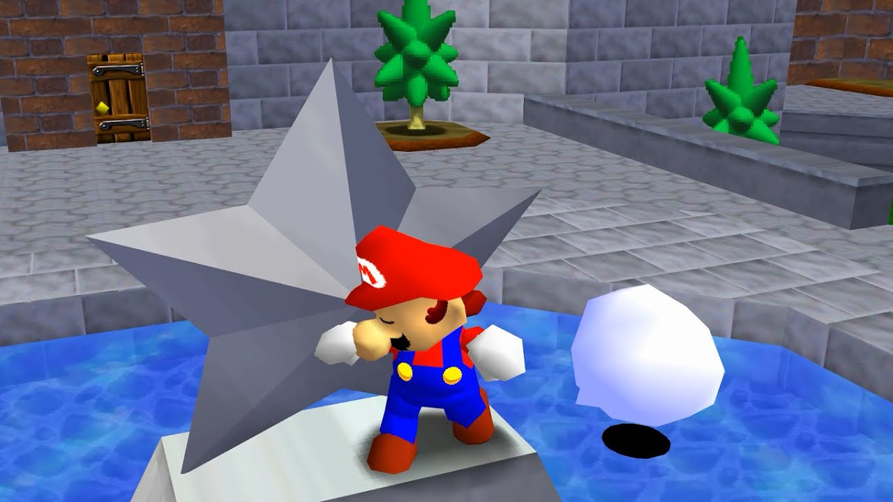 Super Mario 64 - Courtyard Freerun [TAS] - YouTube