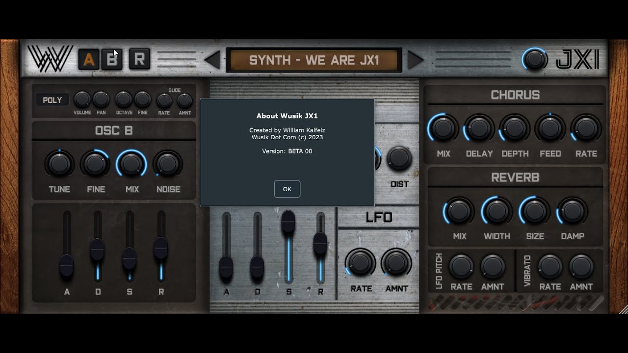 Wusik JX1 (Beta) - YouTube