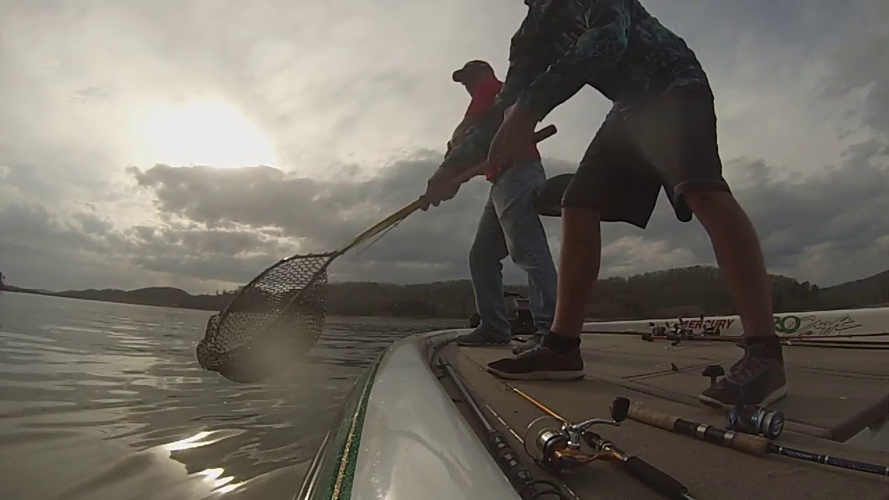 Cherokee Lake Bass Fishing 4-14-18 - YouTube