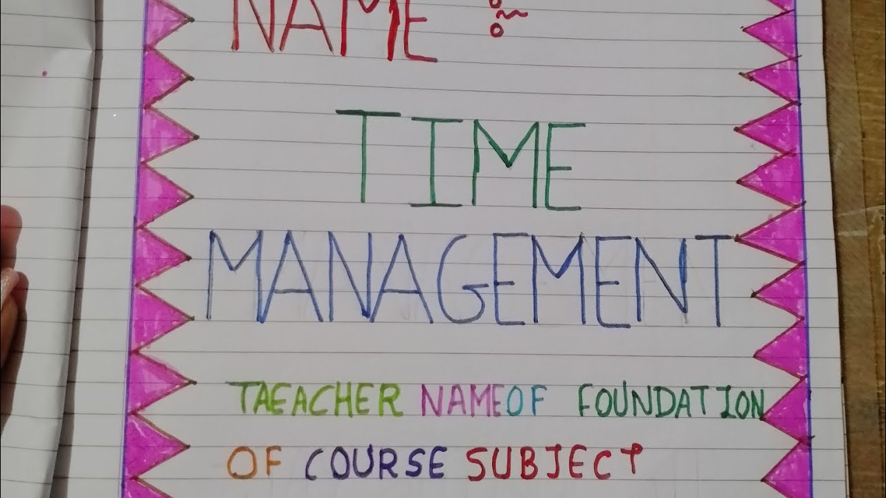 time management project for student. #advantage and disadvantage of ...