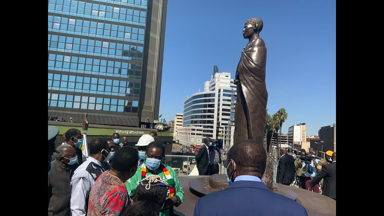 Mbuya Nehanda ~ Iconic Liberation Heroine / The rotating suspended ...