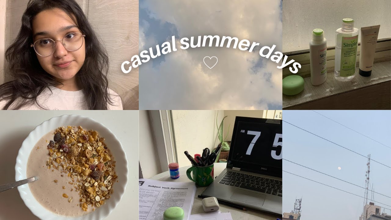 realistic summer break week ♡ cbse grade 11 | life lately - YouTube