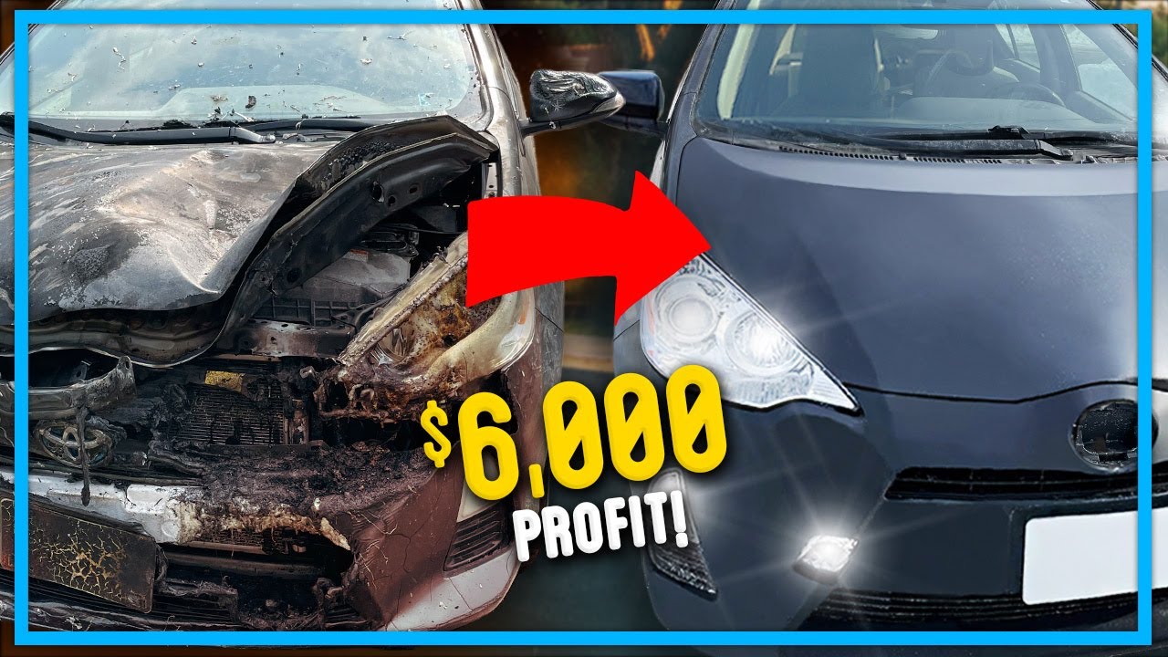 Repairing My Fire Damaged Car (And Profiting $6000!) - YouTube