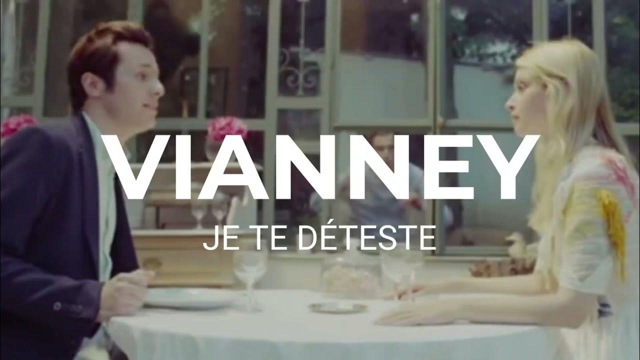 Vianney Je Te Déteste Paroleslyrics Youtube