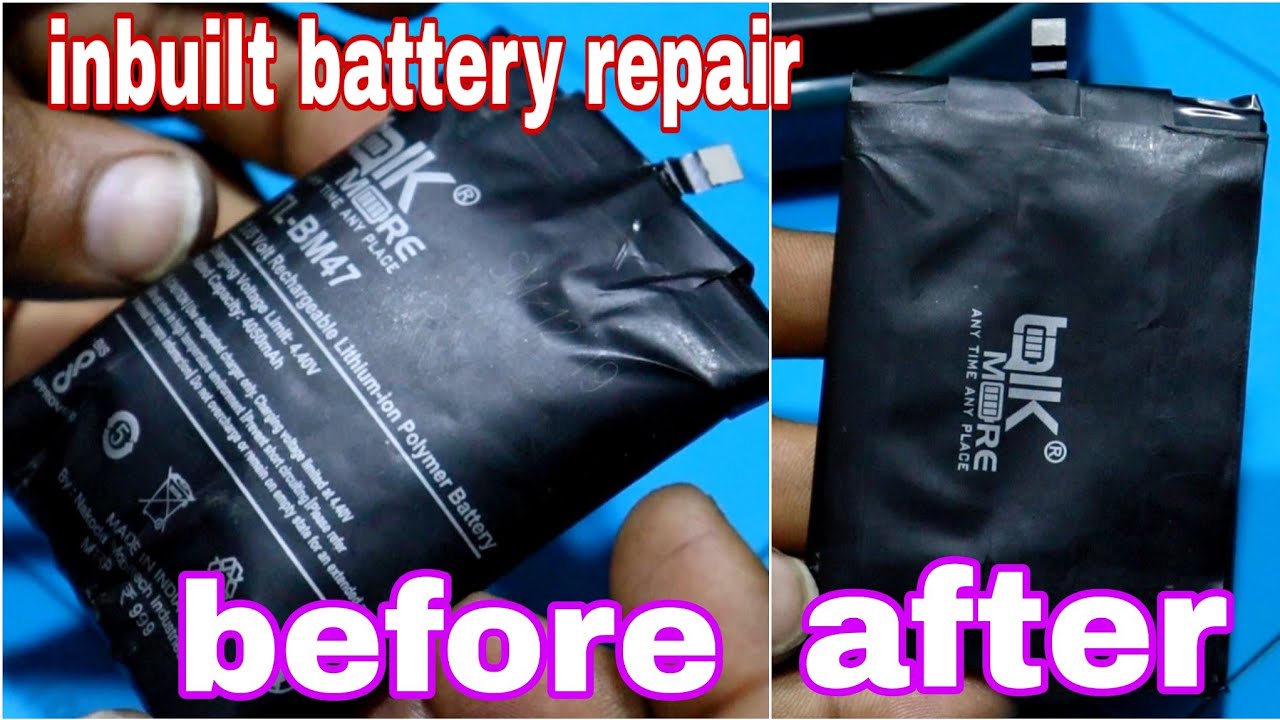 Inbuilt battery repair / inbuilt battery restoration / how to repair ...