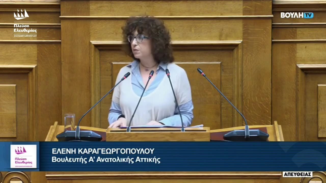 Έλενα Καραγεωργοπούλου: Ομιλία στη Συνεδρίαση της Ολομέλειας (3/4/24 ...