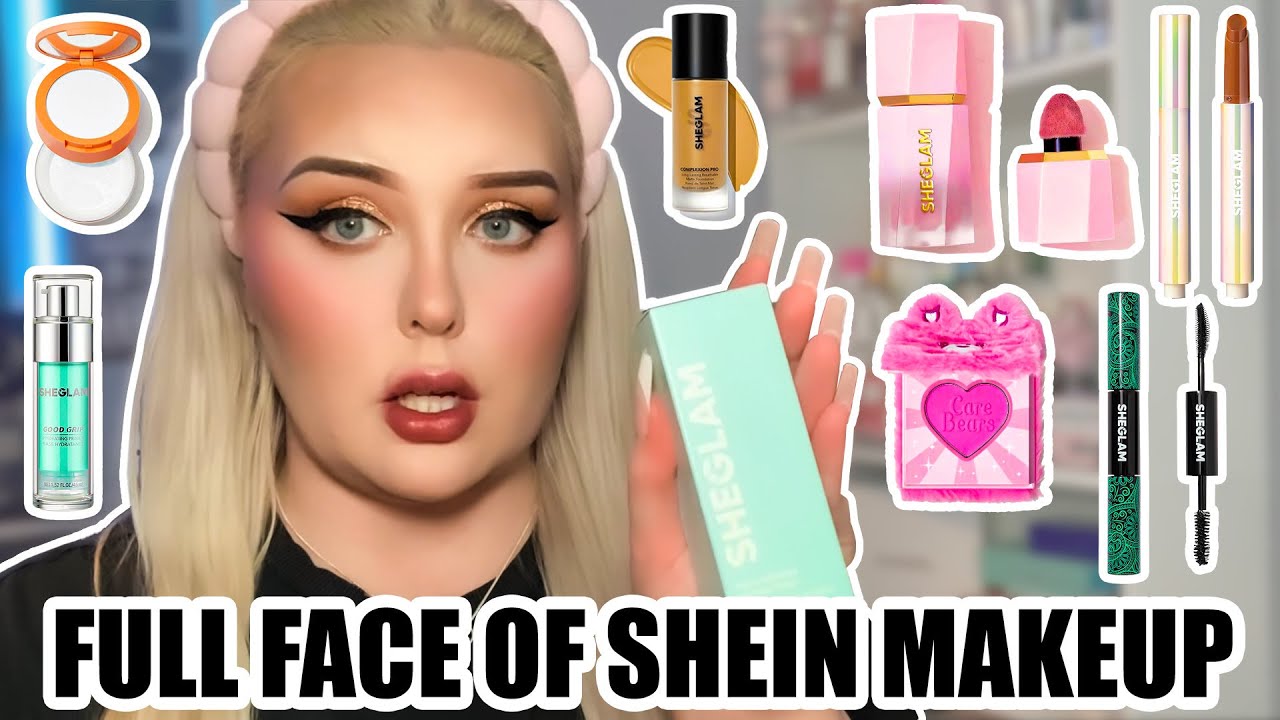 I Tried a Full Face of SHEIN Makeup....here's what happened 😱 - YouTube