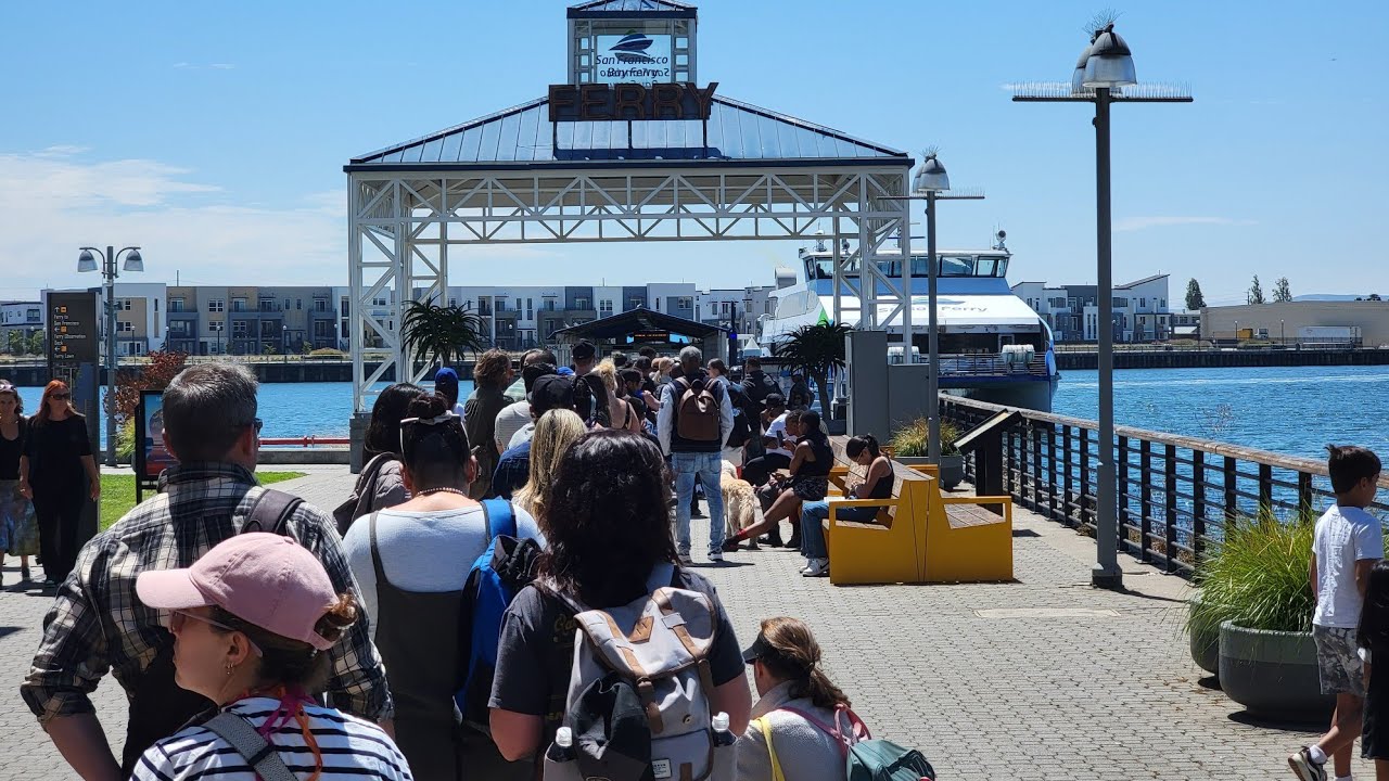 How to Ride the San Francisco Bay Ferry (from Oakland to SF) - YouTube