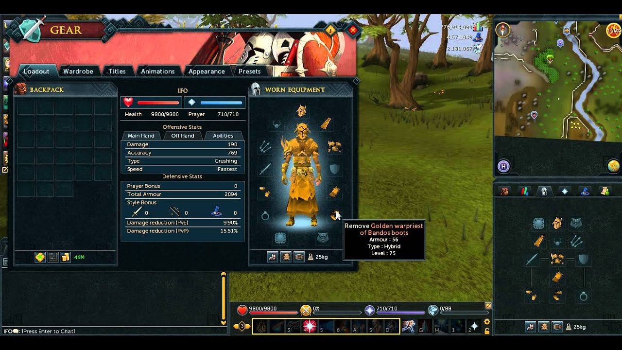 The Golden Warpiest of Bandos set - HD 360 degree view - YouTube