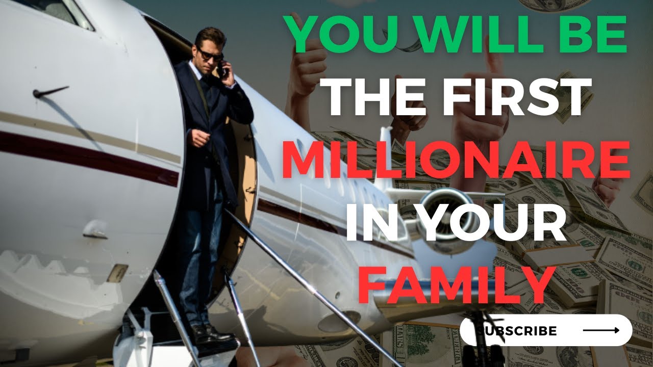 You will be the first millionaire in your Family : Motivational Video ...