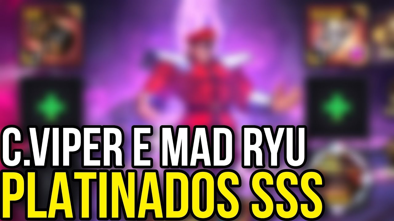 💎MAD RYU OU C.VIPER PLATINADO ? - STREET FIGHTER DUEL/SF DUEL - YouTube