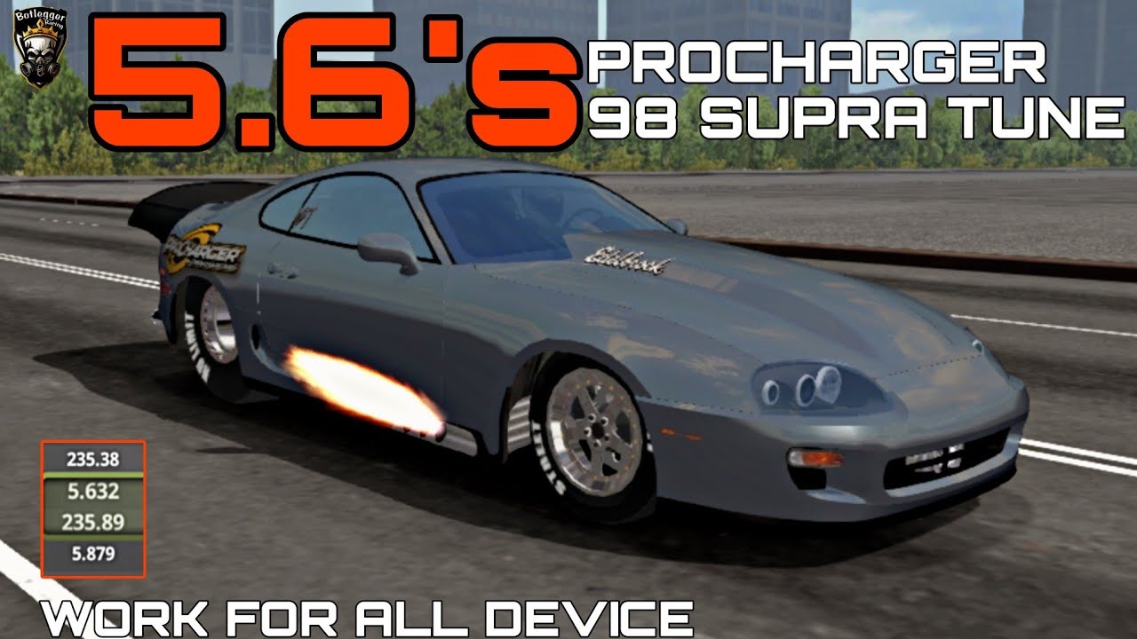 Fastest Tune for Toyota Supra Procharger Combo no limit 2 | Consistent ...