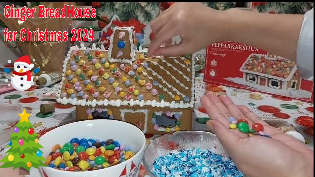 Lets Build Ginger breadhouse for this Christmas 2024 🎅🎄💝 - YouTube