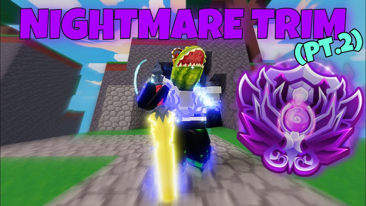 Road To NIGHTMARE Armour Trim pt.2 (Roblox BedWars) - YouTube