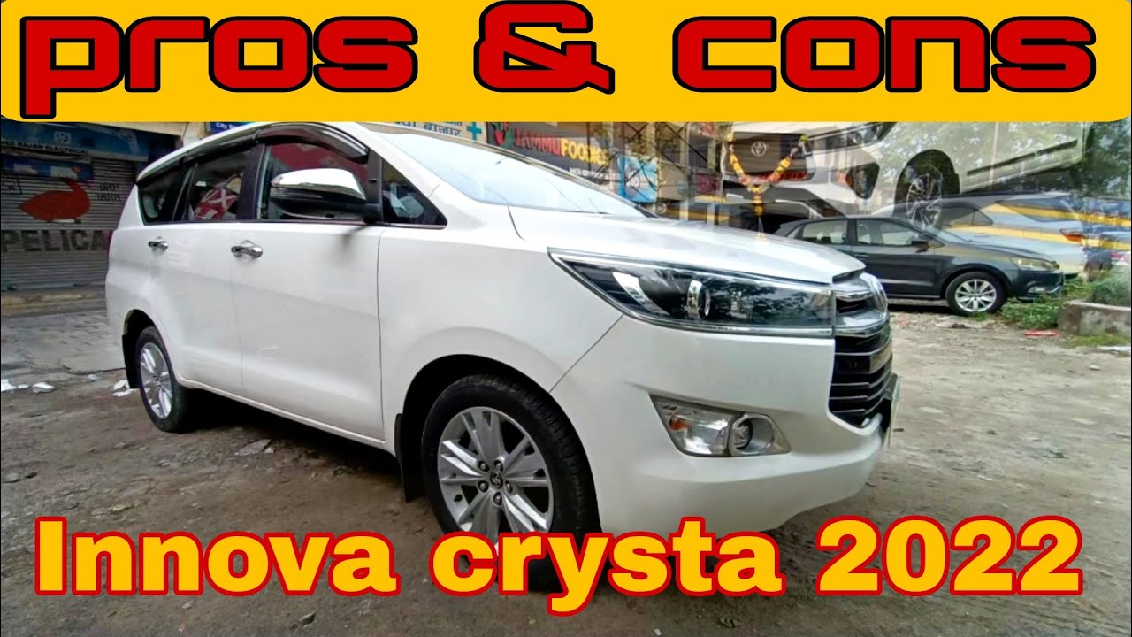 Toyota Innova crysta 2022 | pros and cons | innova crysta 2022 detailed ...