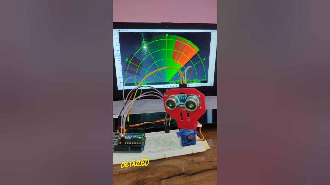 How To Make Radar With Arduino Arduino Project Arduinotutorial Youtube