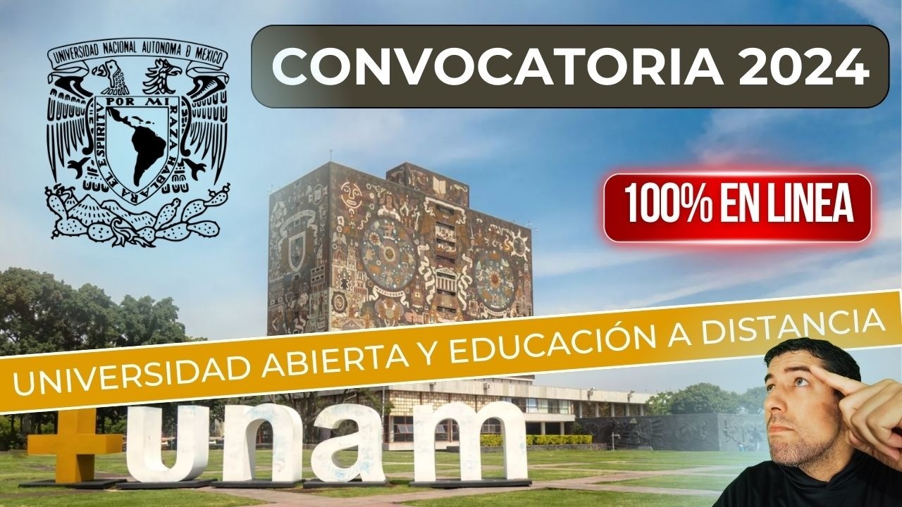 UNAM Convocatoria 2024 Modalidad En Linea - YouTube