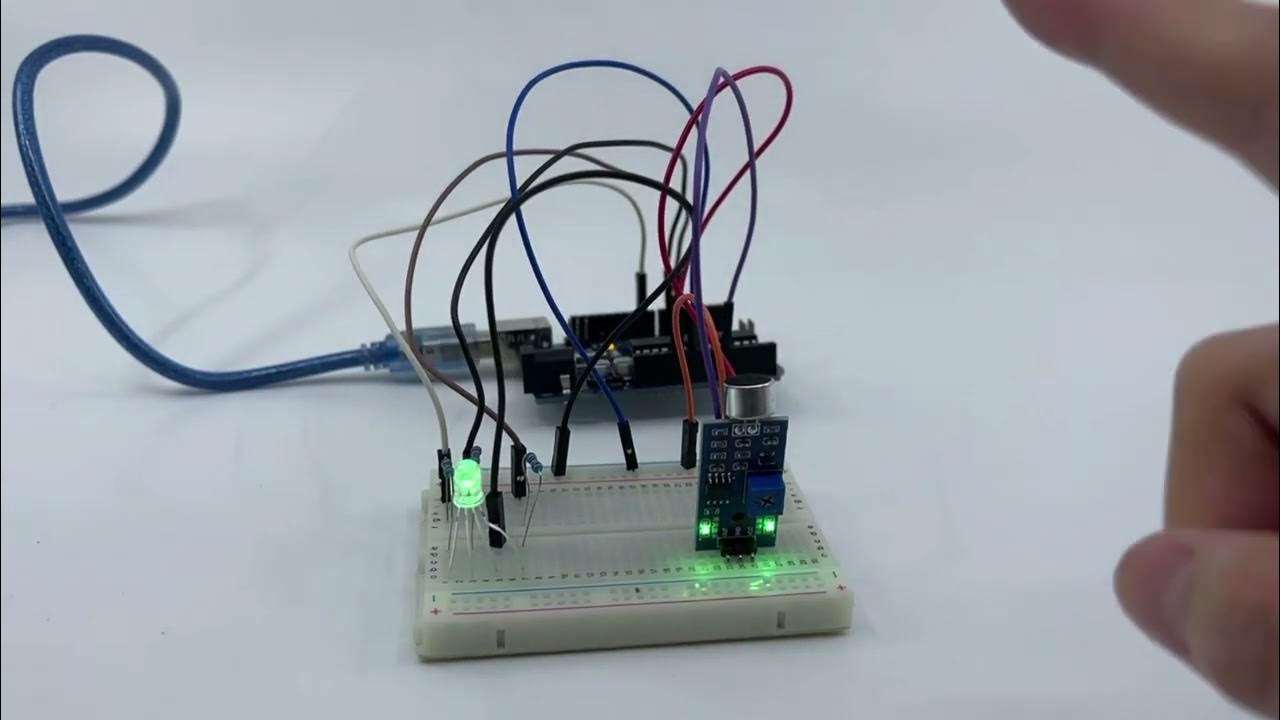 A magic lamp that changes when you clap | simple DIY arduino project - YouTube