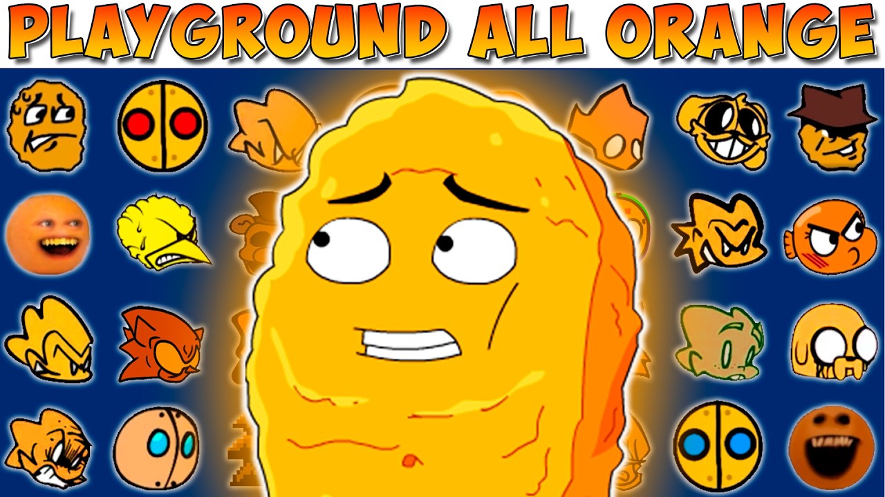 FNF Character Test | Gameplay VS My Playground | ALL Orange Test #7 ...