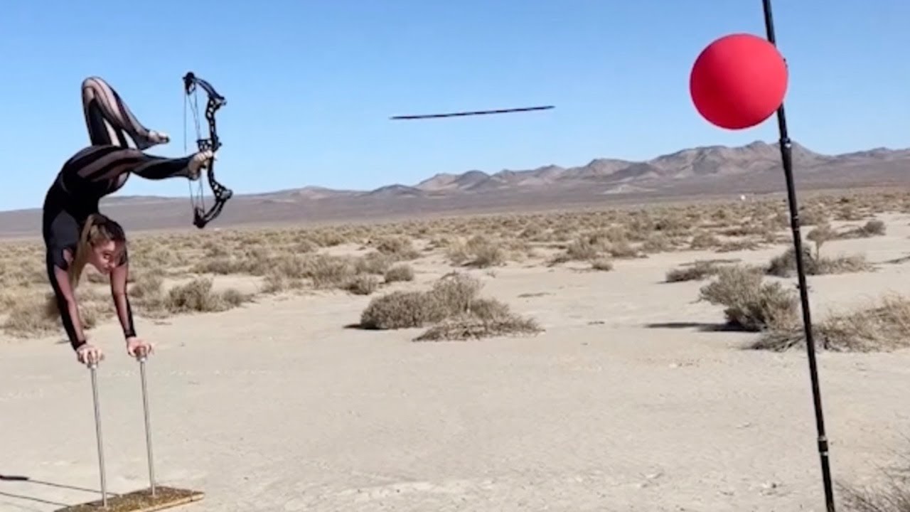 Toe And Arrow - Amazing Foot Archery Skills - YouTube