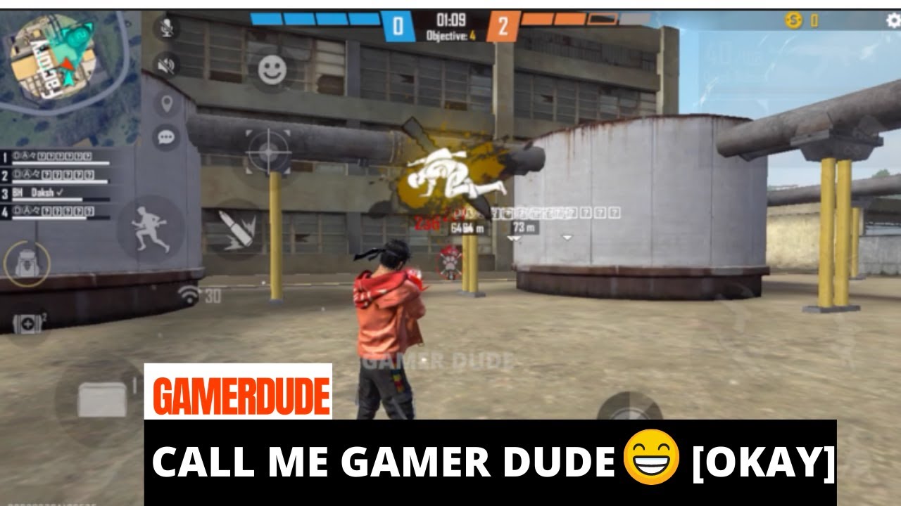 CALL ME GAMER DUDE [OKAY] || I PHONE FREE FIRE HIGHLIGHTS || - YouTube