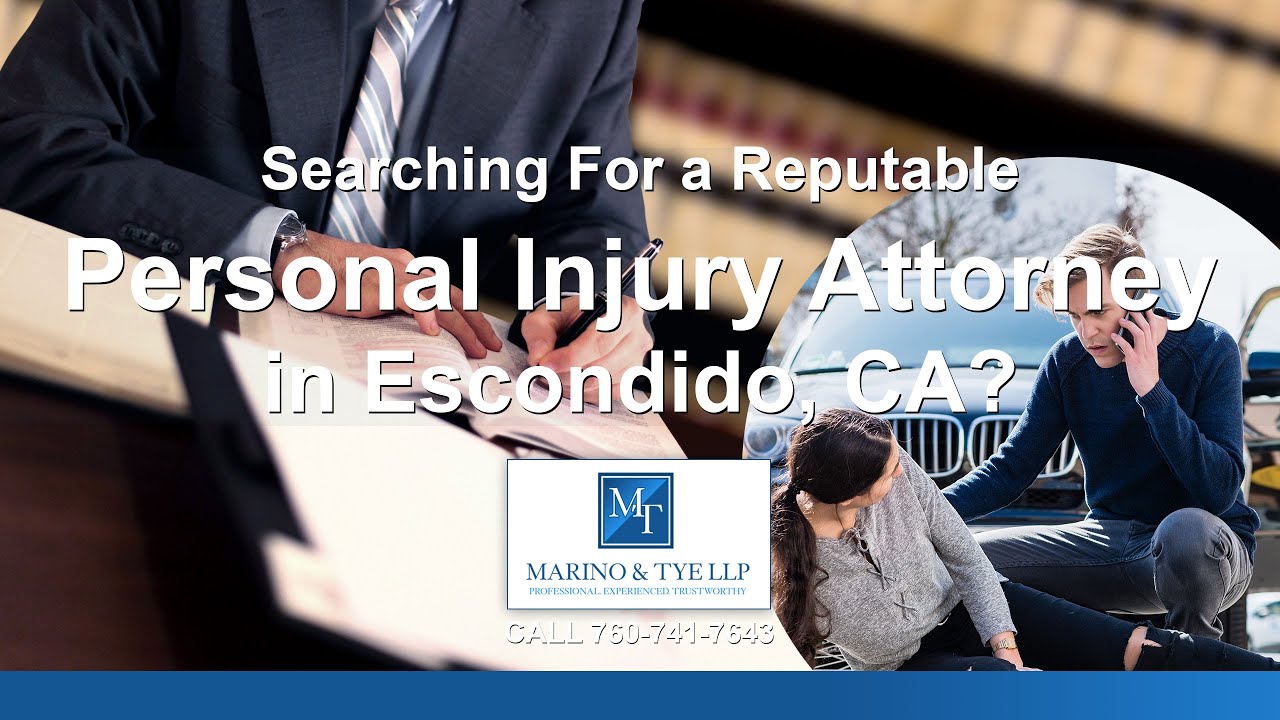 Personal Injury Attorney Escondido CA - YouTube