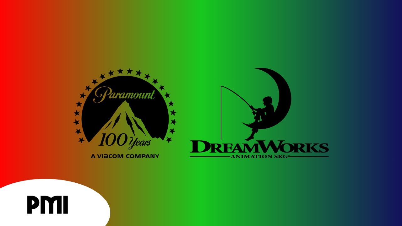 Paramount Pictures (100 Years)/DreamWorks Animation (2012, variant, TL ...