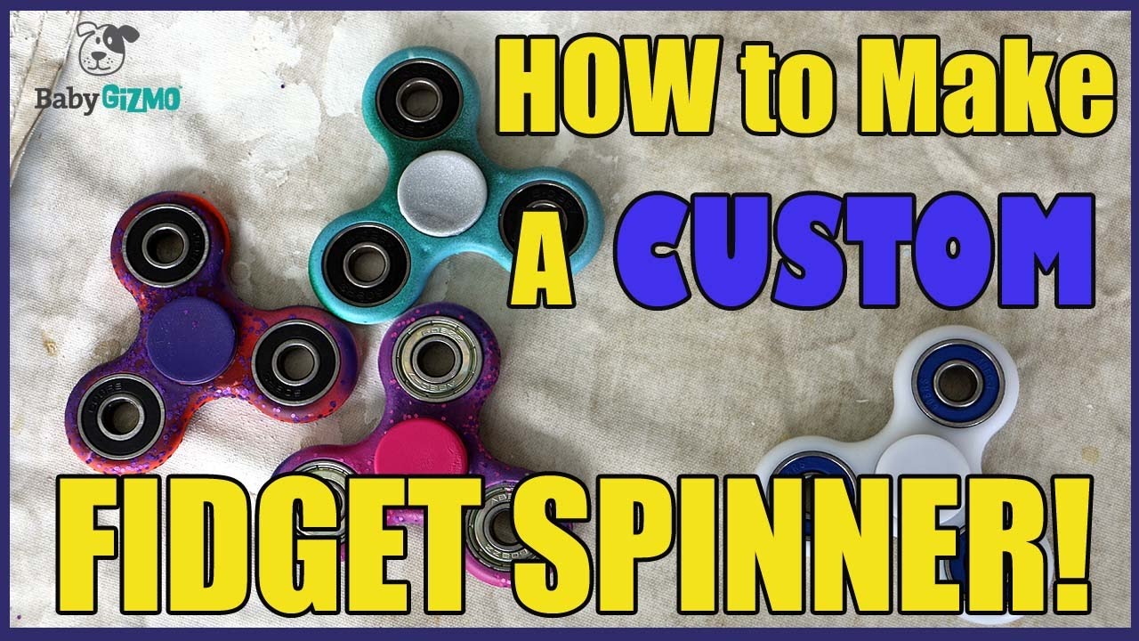 How to CUSTOMIZE YOUR FIDGET SPINNER! UNICORN SPINNER! - YouTube