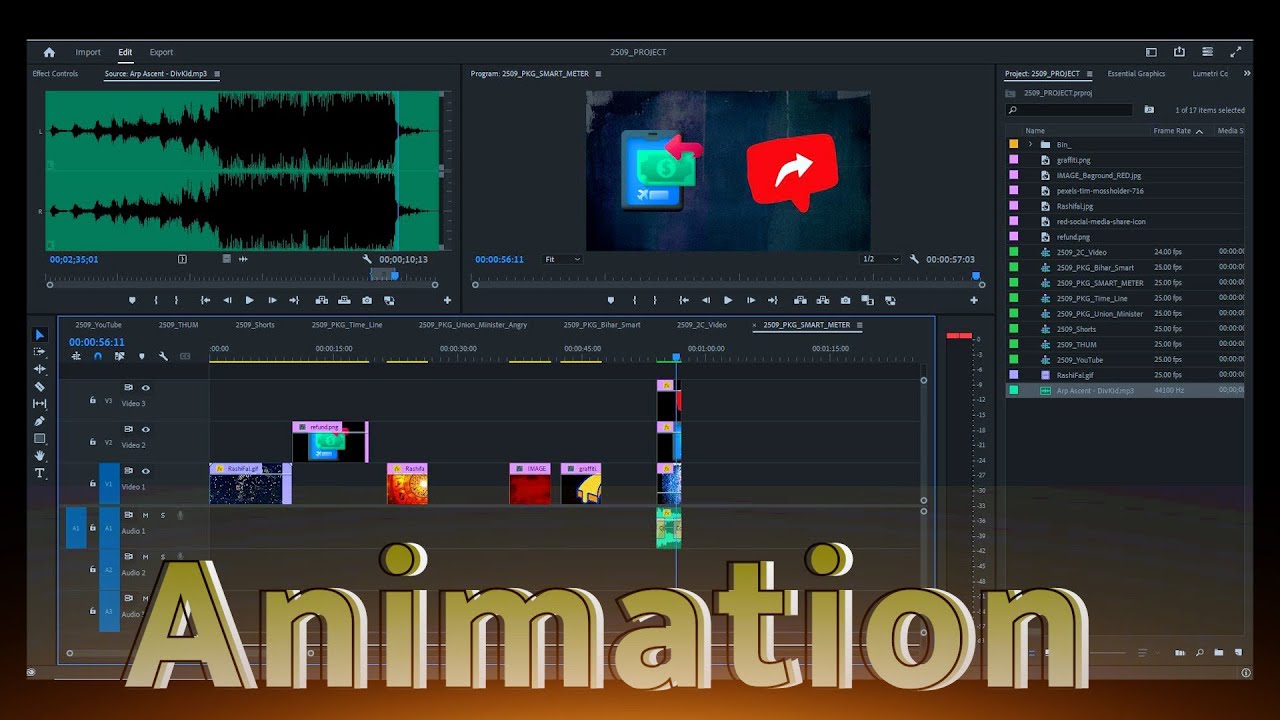Adobe Premiere Pro Animation Tutorial | Premiere Pro Video Editing Tutorial | Premiere Pro - YouTube