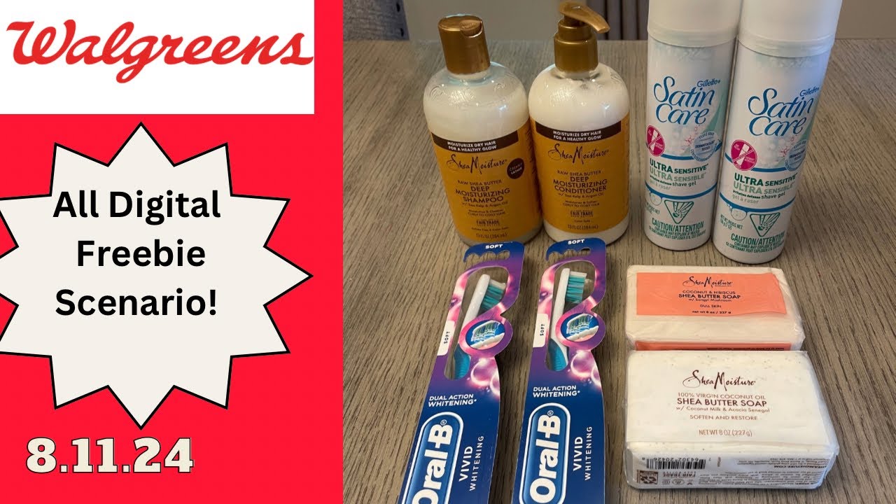 Walgreens All Digital Freebie Scenario 8/11/24 #walgreensdeals - YouTube