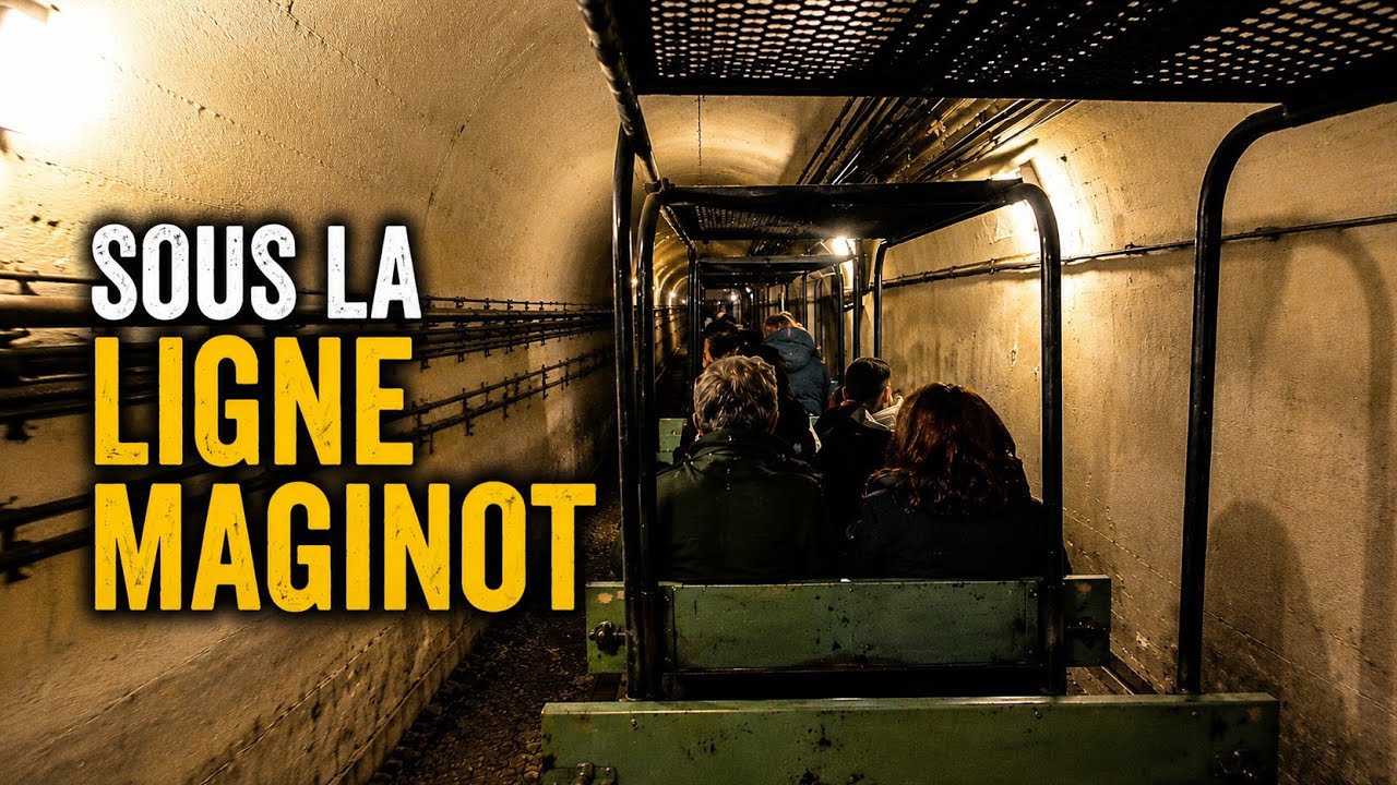 LIGNE MAGINOT : à bord du train souterrain historique du Hackenberg 🚇 ...